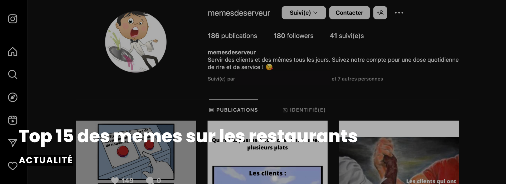 Top 15 des mèmes sur les restaurants – Raoul